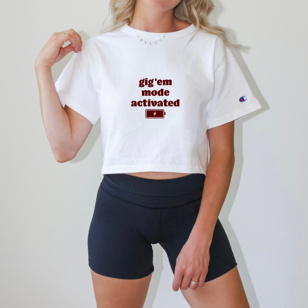 Texas A&M Crop Top, Aggie Fam, Texas A and M University, TAMU, Aggie ...