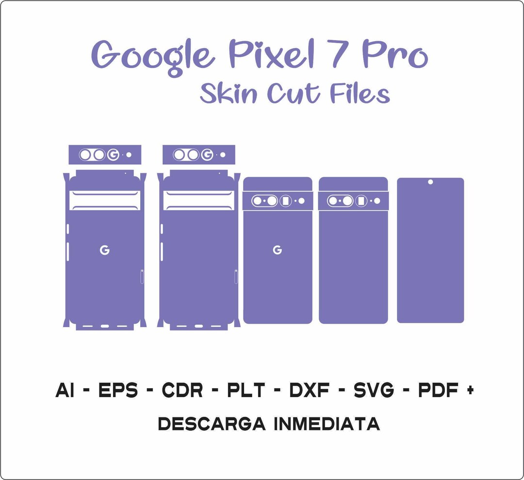 Skin Cut Template Smartphone Google Pixel 7pro Cutting Template Svg 7 ...