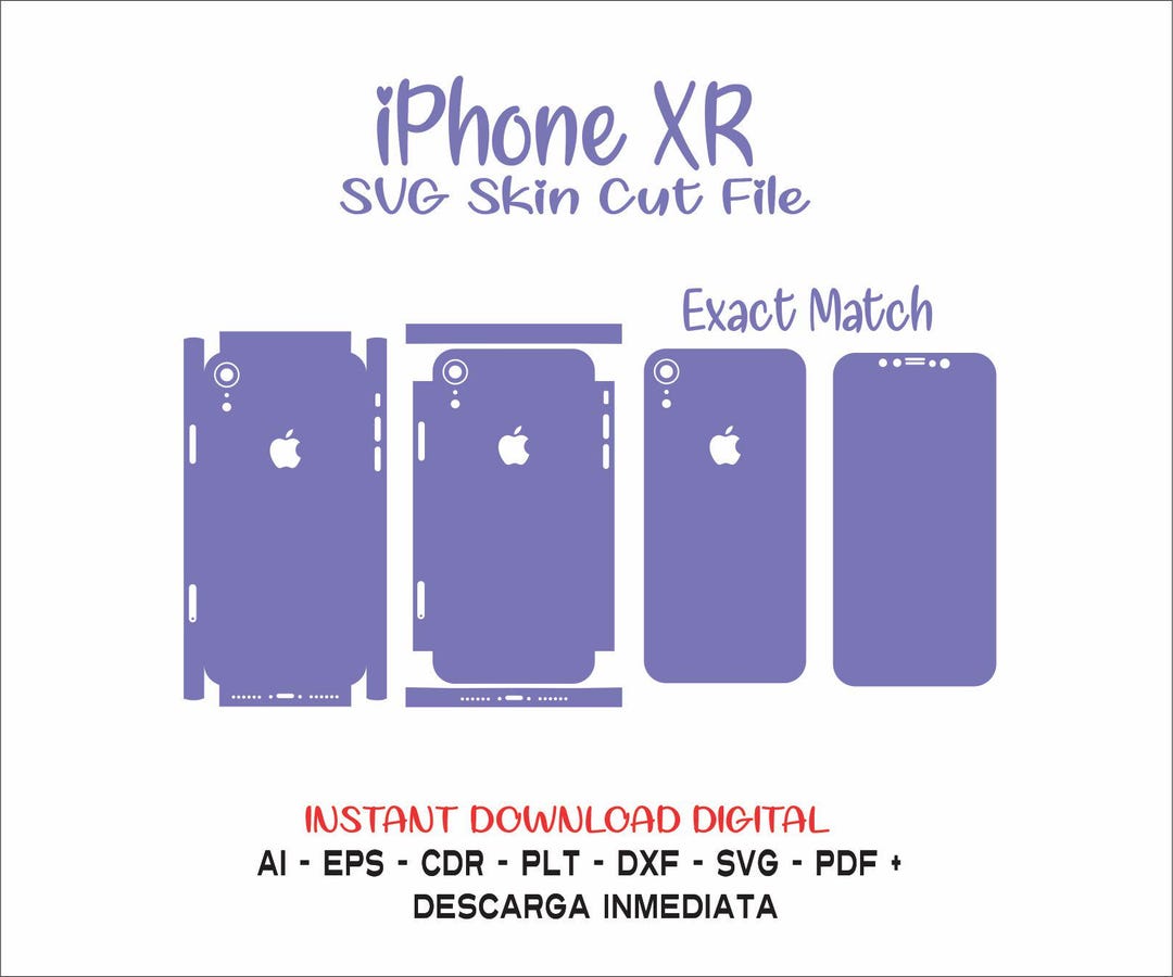 Skin Cut Template iPhone XR Vector Apple Cutting Template Svg - Etsy