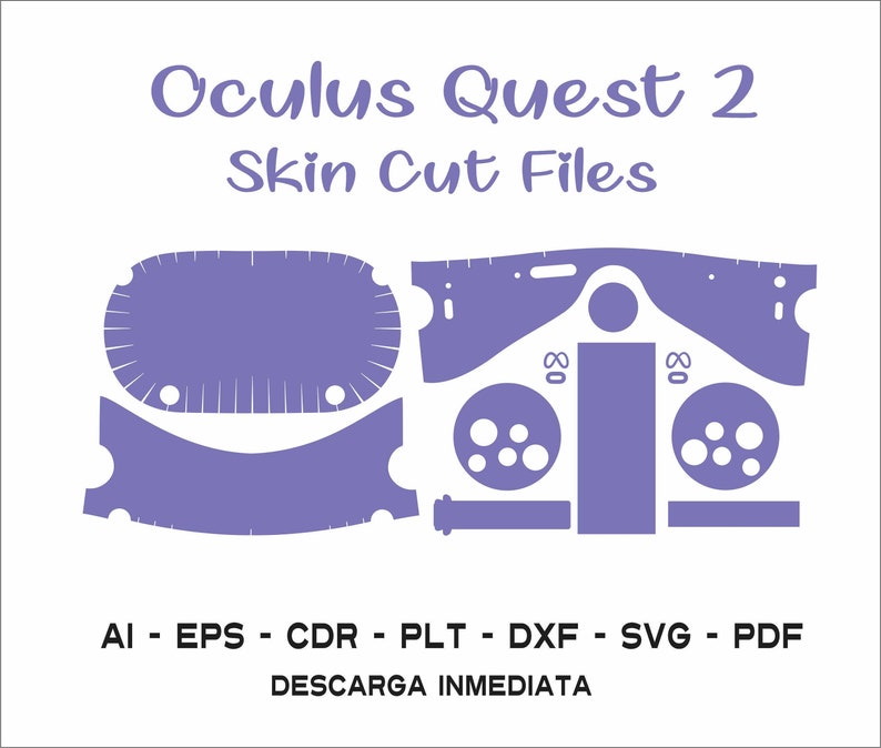 Skin Cut Template Oculus Quest 2 Vector Cutting Template Svg - Etsy