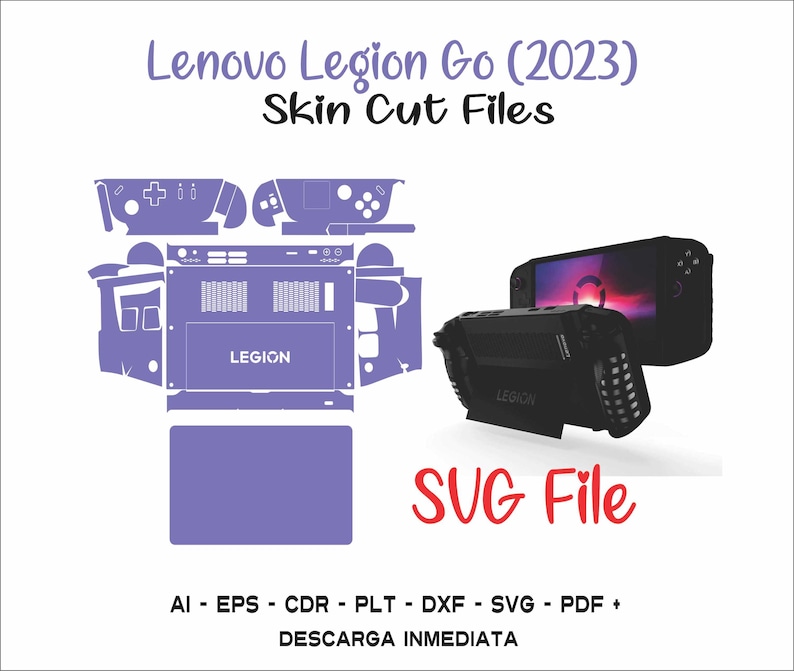 Skin Cut Template Lenovo Legion Go 2023 Vector SVG Cutting Template - Etsy