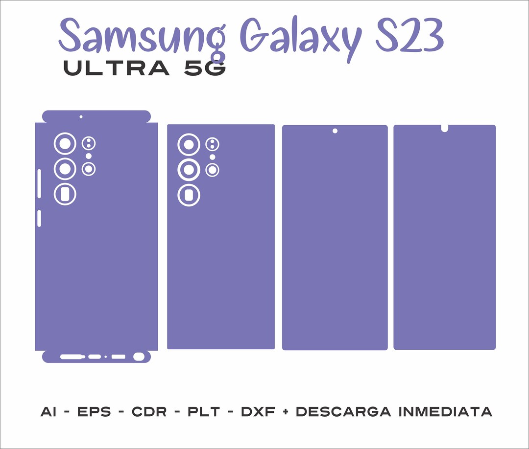 Cutting Template Samsung S23 ULTRA 5g Skin Template - Etsy