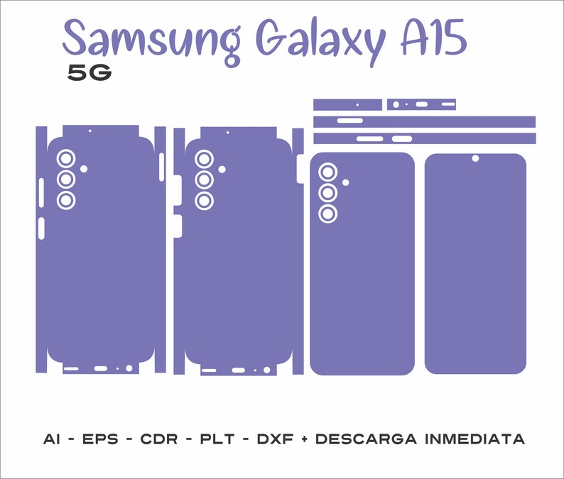 Cutting Template Samsung Galaxy A15 5g Skin Template - Etsy