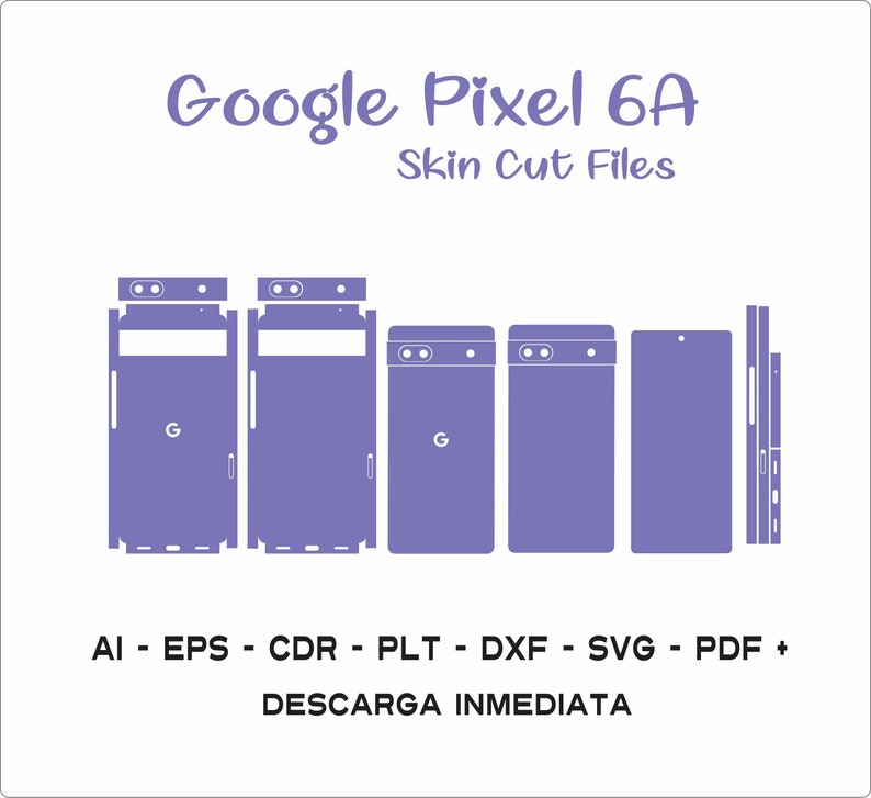 Skin Cut Template Smartphone Google Pixel 6a Cutting Template Svg - Etsy