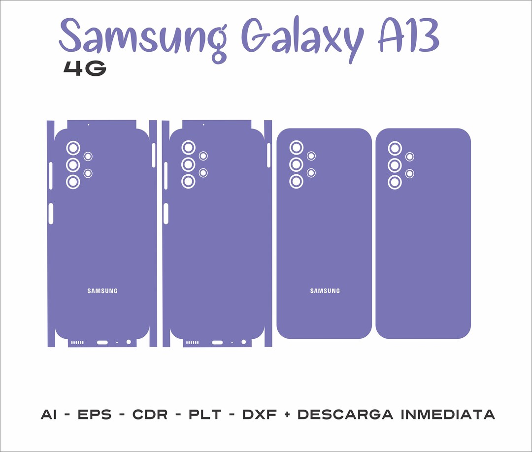 Cutting Template Samsung Galaxy A13 4g Skin Template - Etsy