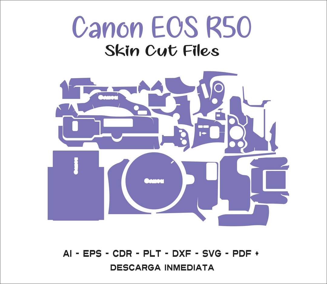 Skin Template Canon EOS R50 Vector Camera Cutting Template - Etsy