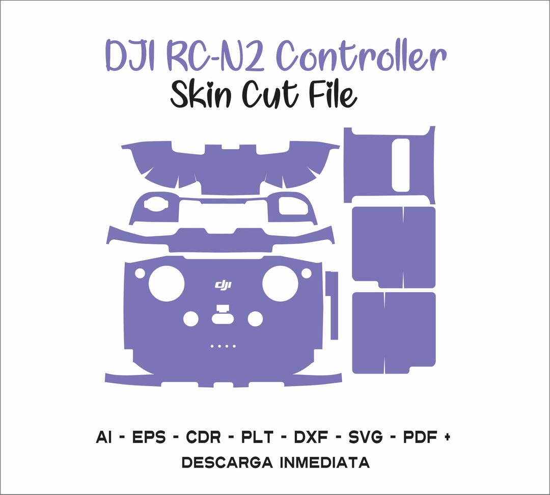 Skin Cut Template DJI RC N2 Controller Vector SVG Cutting Template - Etsy