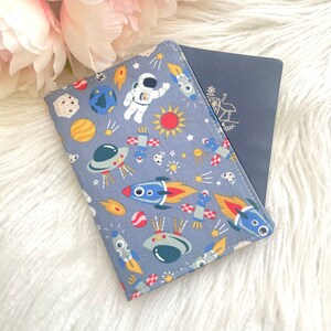 Outerspace Astronaut Passport Cover, Kids Passport Holder, Childrens ...