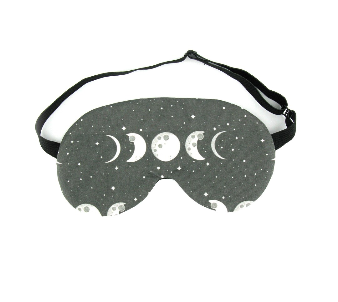 ADJUSTABLE Moon Phases Sleep Eye Mask, Astrology Travel Gift Idea ...