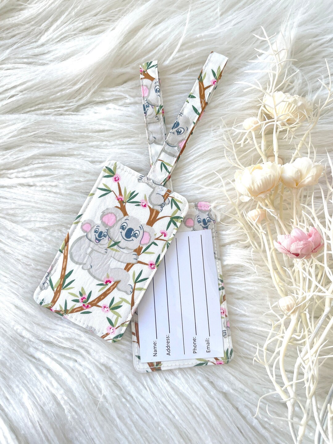 Australian Koala Luggage Tag, Kid's Childrens Bag Tag Travel ...