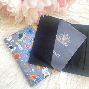 Outerspace Astronaut Passport Cover, Kids Passport Holder, Childrens ...