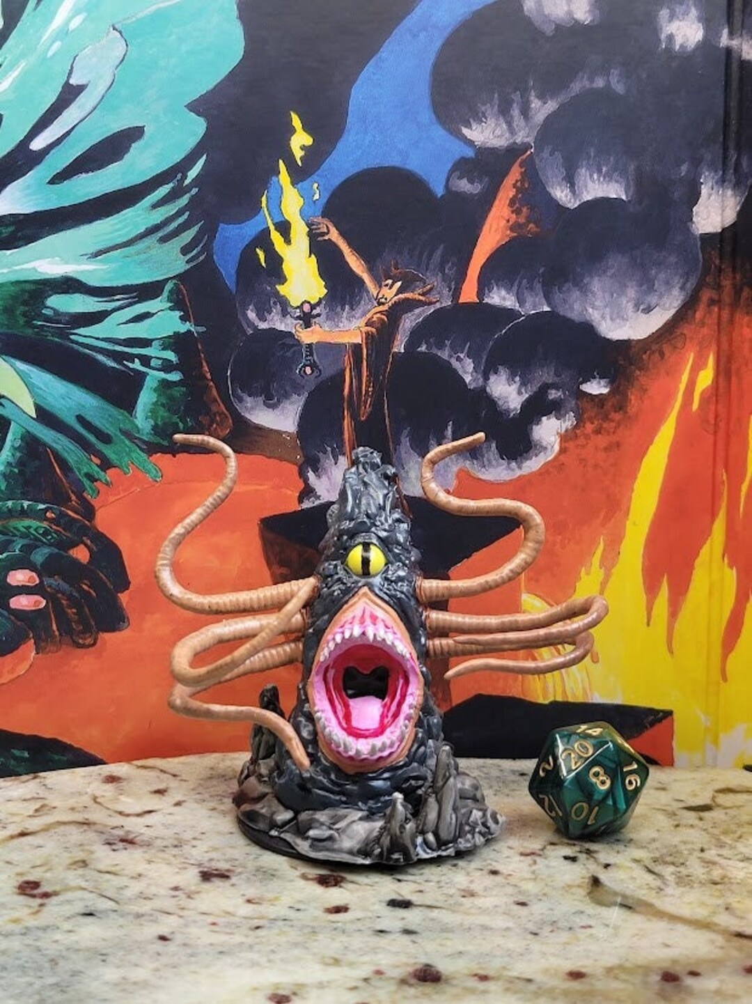 Roper Miniature Dungeons & Dragons Miniature TTRPG Handpainted ...