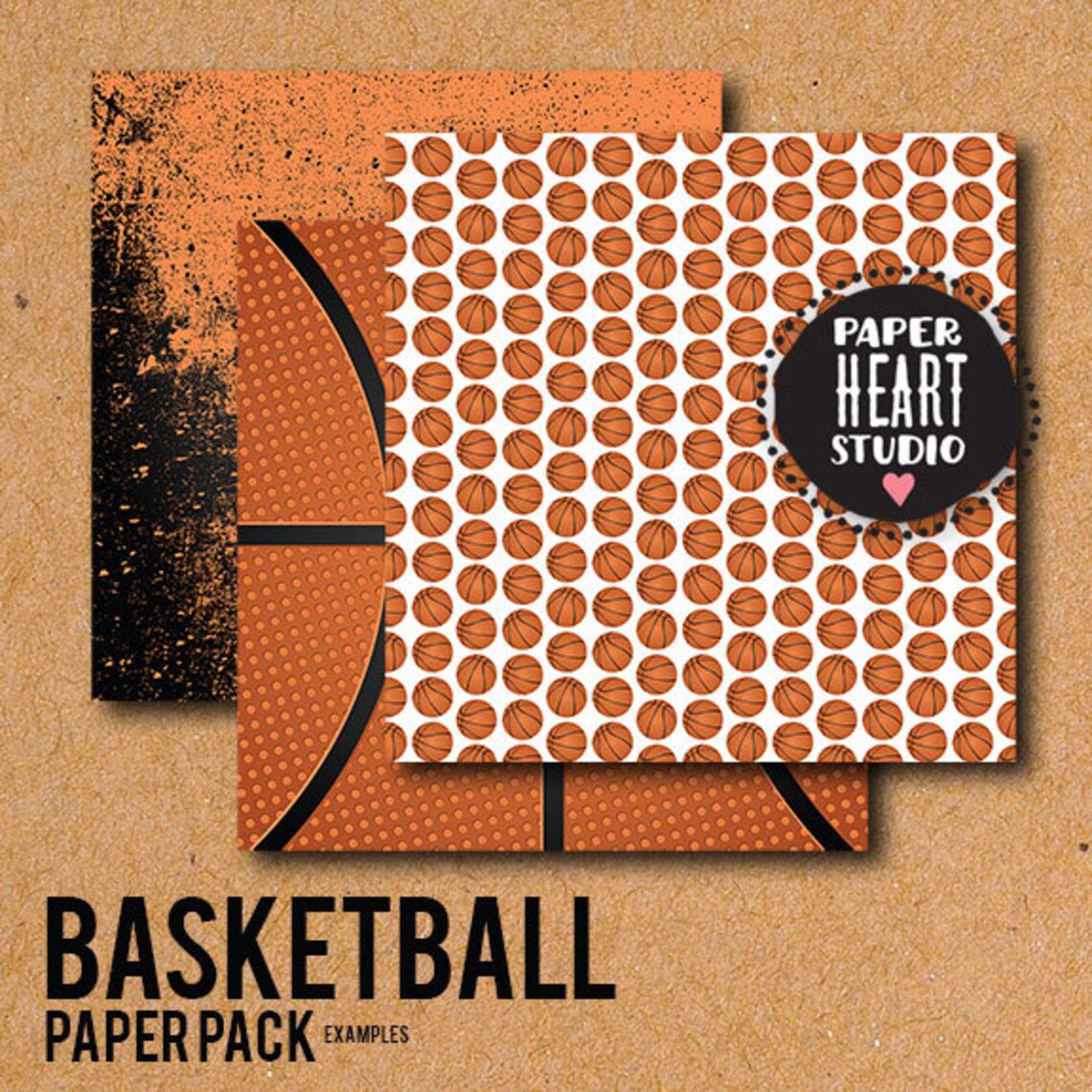 Digital Papers- BASKETBALL Paper Pack Plus (16) - Etsy
