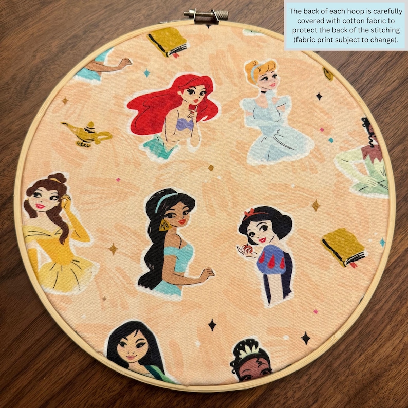 Hand Stitched Disney World Park Icon Embroidery Hoop | Disney Autograph ...