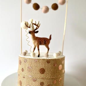 Stag Cake Topper, Animal Cake Topper, Woodland Theme, Forest Theme, Dad ...