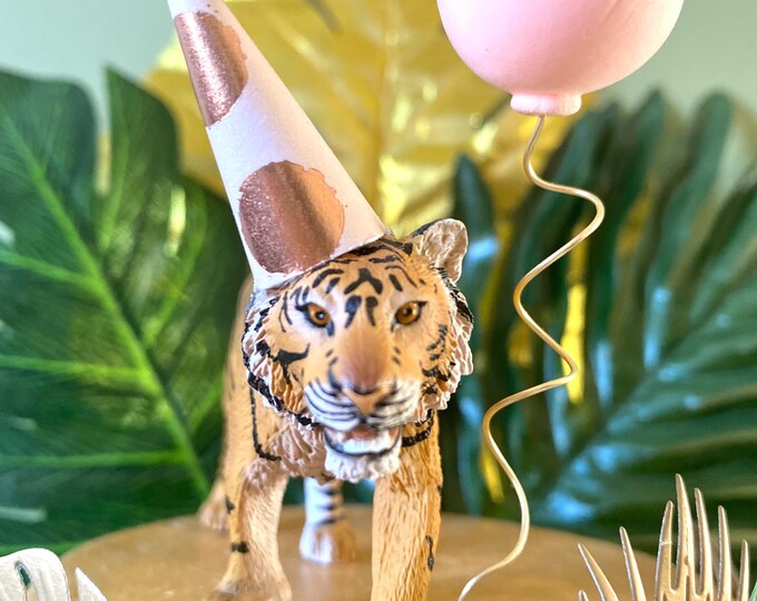 Tiger Cake Topper, Safari Cake Topper, Safari Theme Party, Safari Cake ...