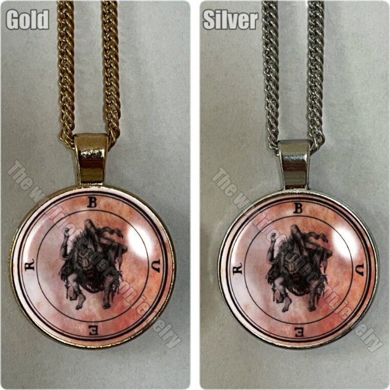 Buer Necklace, Spiritual, Symbol, Archangel, Demon, Amulet, Jewelry ...