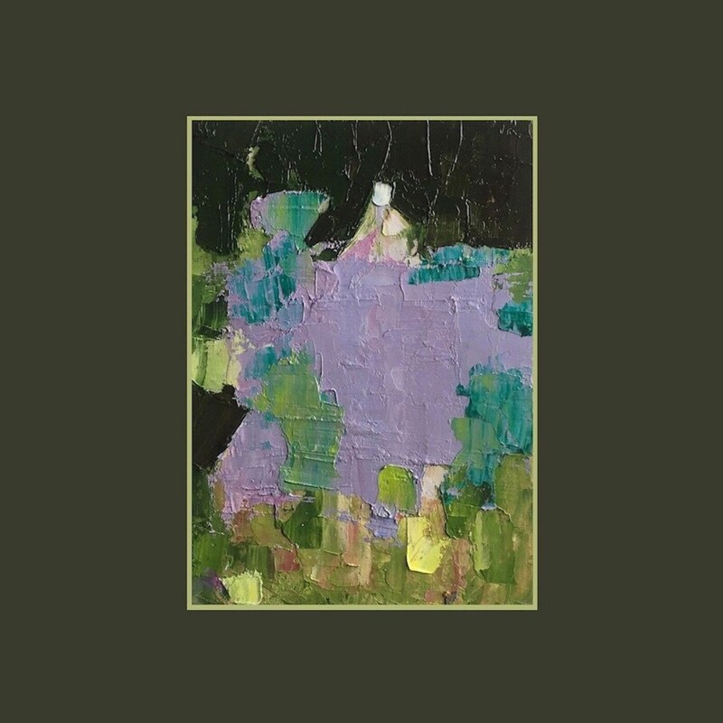 Lilac Abstract Art - Etsy