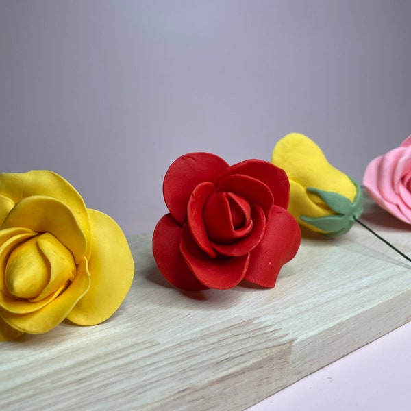 Gum Paste Flowers - Etsy