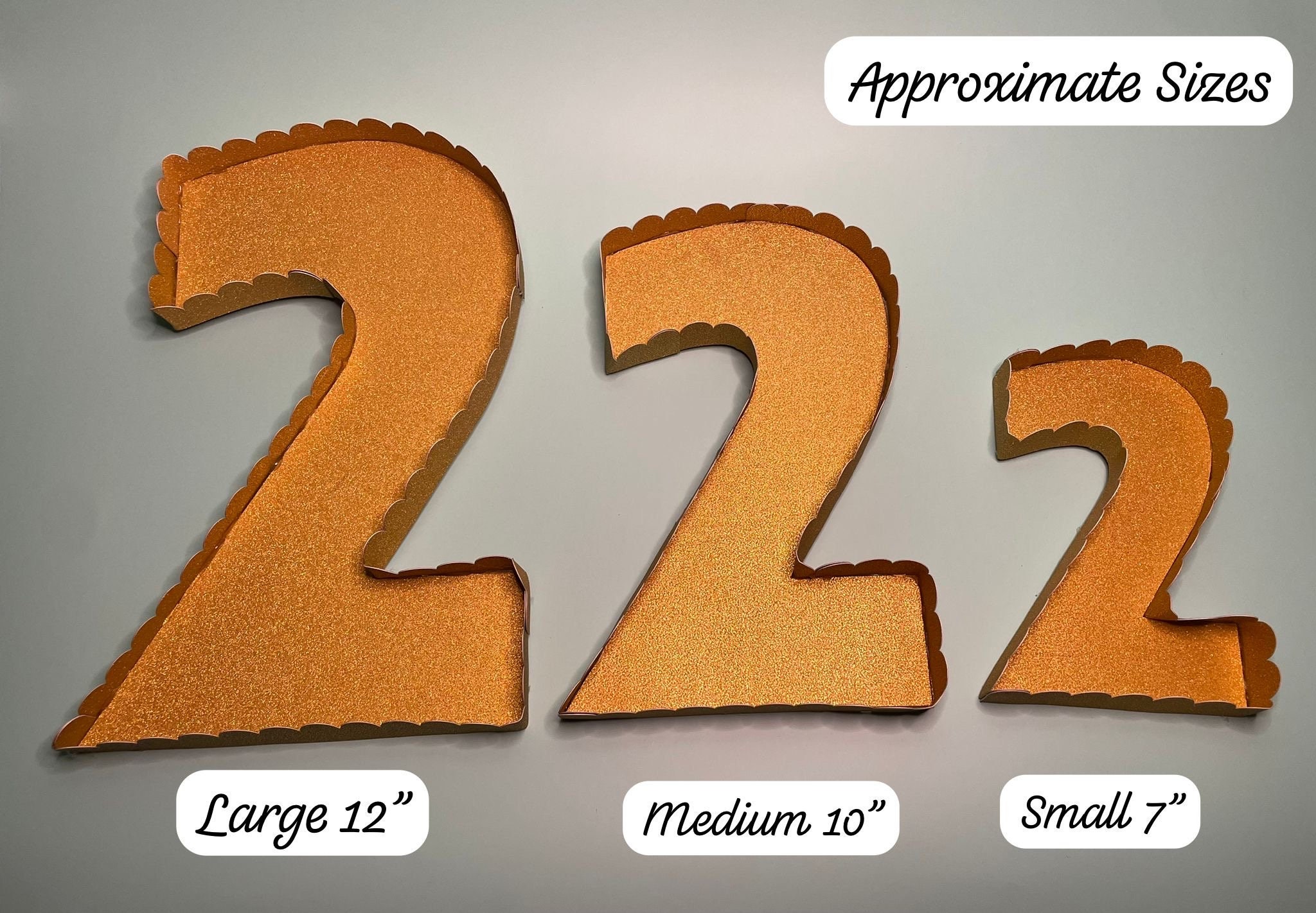 LETTERS NUMBERS Cardboard Cardstock Tray Birthday Mini Cupcake Snacks ...