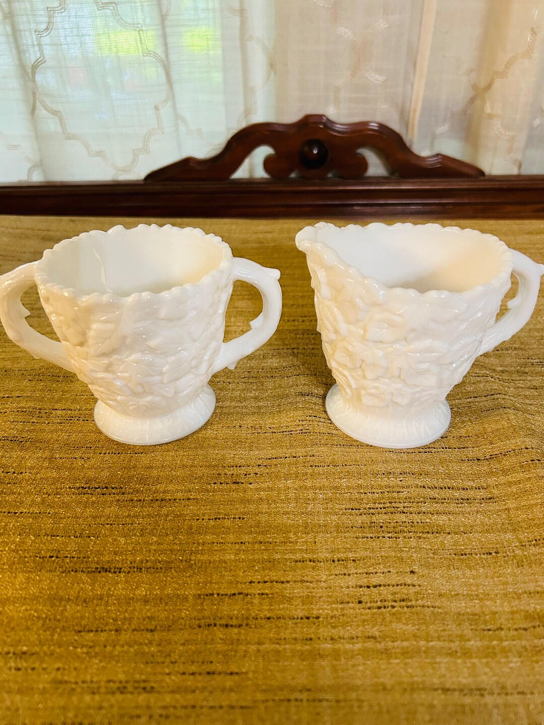 Vintage West Moorland Bramble Maple Leaf Cream and Sugar - Etsy