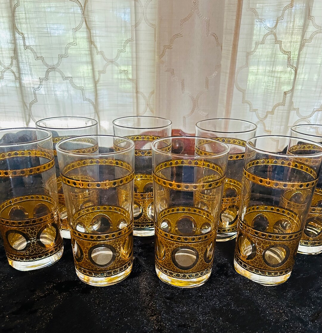 Vintage Culver Glasses Set of Eight - Etsy