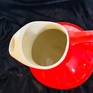 Vintage Hall Superior Ball Pitcher Red - Etsy