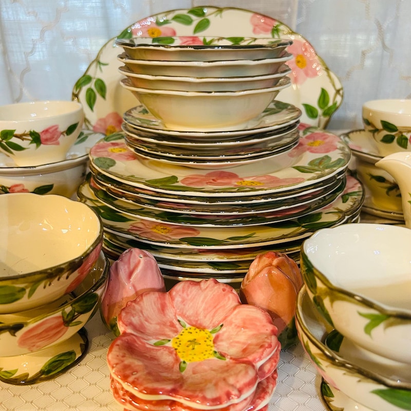 Desert Rose Dishes - Etsy