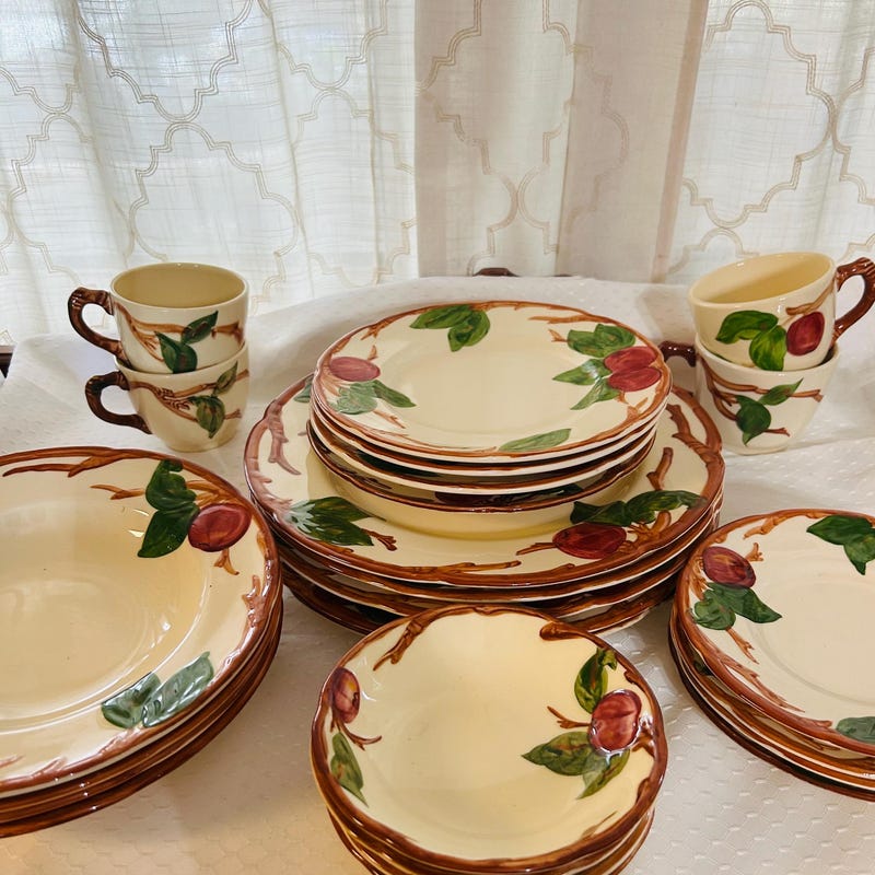 Franciscan Apple Dinnerware - Etsy