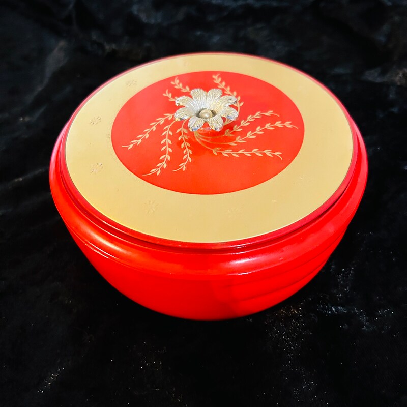 Red Avon Powder Box - Etsy