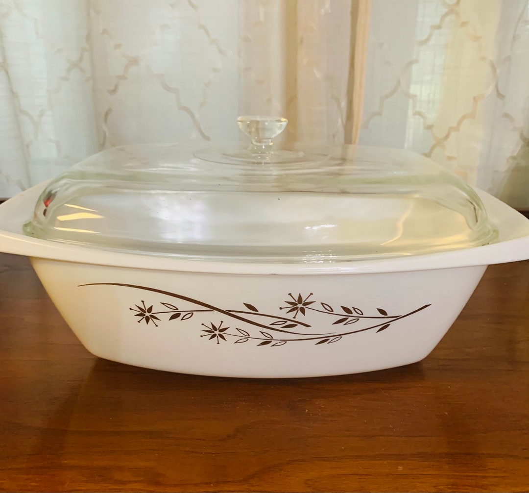 Vintage Pyrex Golden Honeysuckle Casserole - Etsy