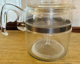 Vintage Corning Ware Percolator Parts for 6 Cup Stovetop Coffee Maker ...