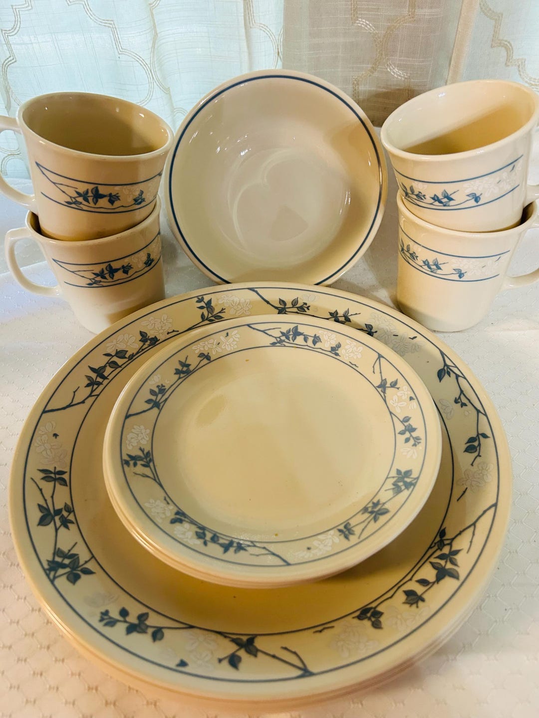 Vintage Corelle First of Spring Dinnerware Set - Etsy