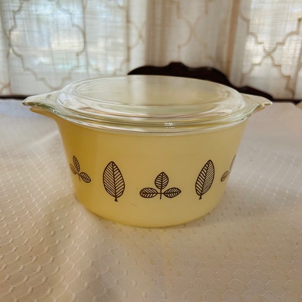 Pyrex Golden Leaf - Etsy