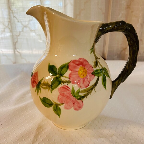 Pink Rose Pitcher - Etsy
