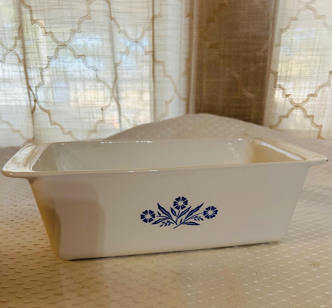 Vintage Corning Ware Cornflower Blue Loaf Pan - Etsy