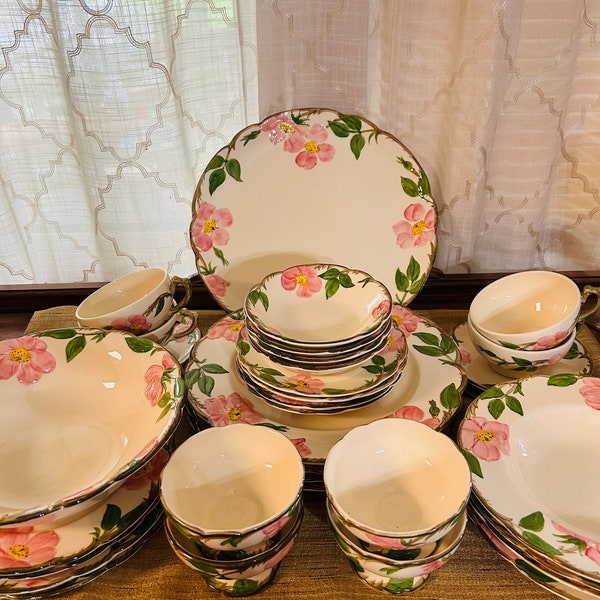 Vintage Rose Dinnerware - Etsy