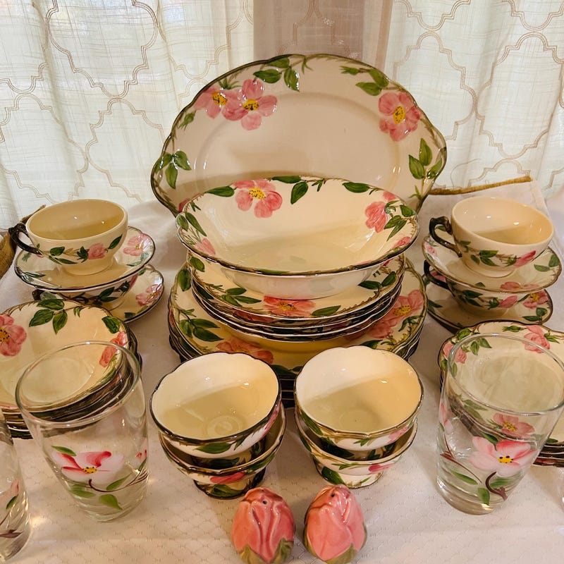 Desert Rose Dishes - Etsy