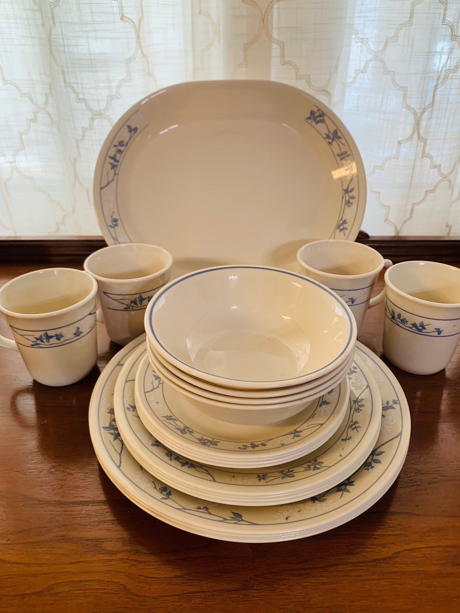 Vintage First of Spring Corelle Dish Set - Etsy