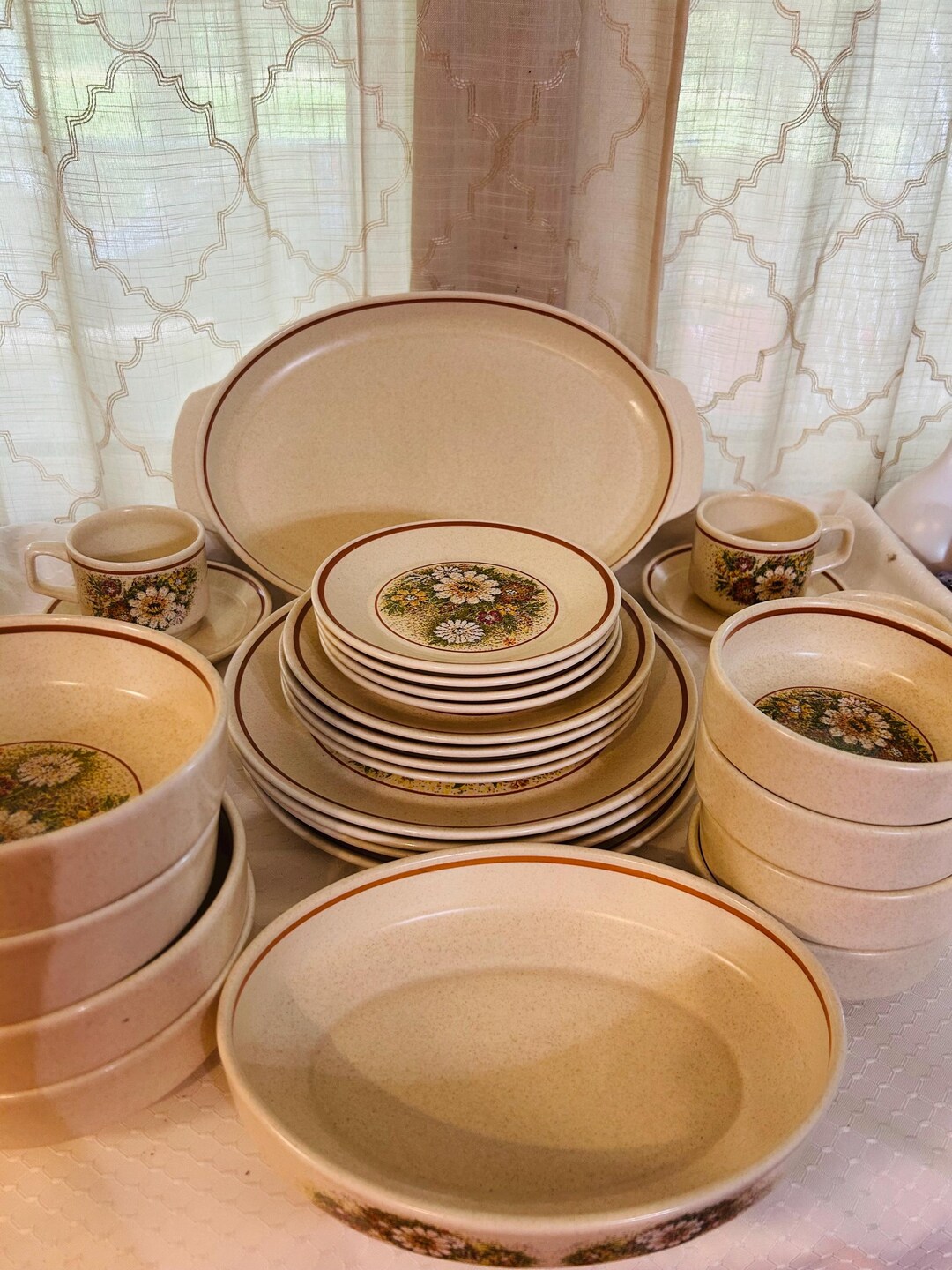 Vintage Lenox Temper-ware Magic Garden Dinnerware Set. Save for Eric - Etsy
