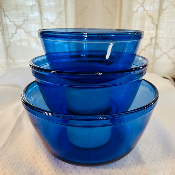 Anchor Hocking Blue - Etsy