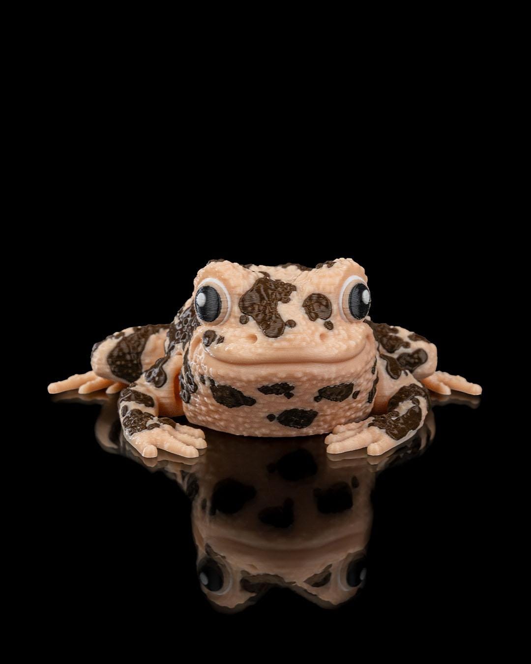 Grace the American Ground Frog – 3D Printed Articulated Frog Figurine ...