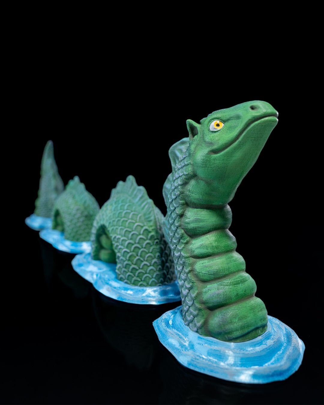 Articulated Nessie the Loch Ness Monster Poseable Creature Figure Fun ...