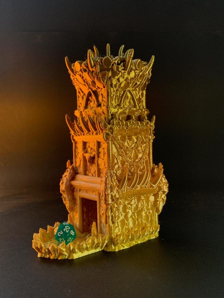 RPG Dice Roller Tower Orc Warrior Dice Randomizer - Etsy