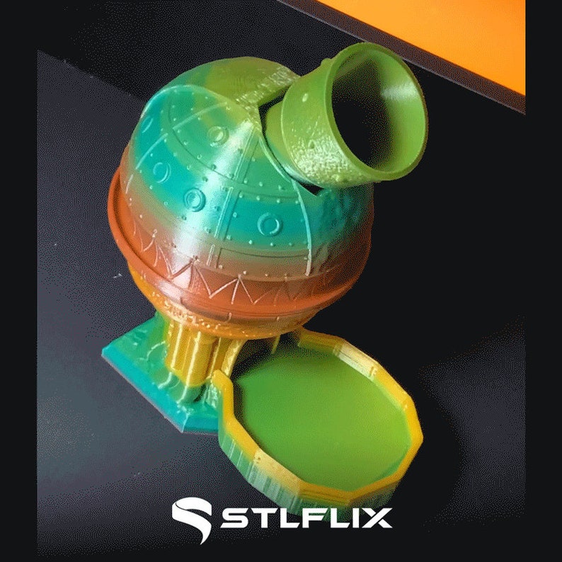 RPG Dice Roller Tower Bright Rainbow Dice Randomizer - Etsy