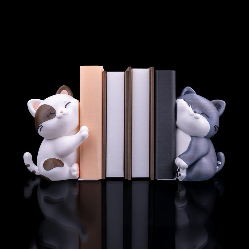 Cat Bookends - Etsy