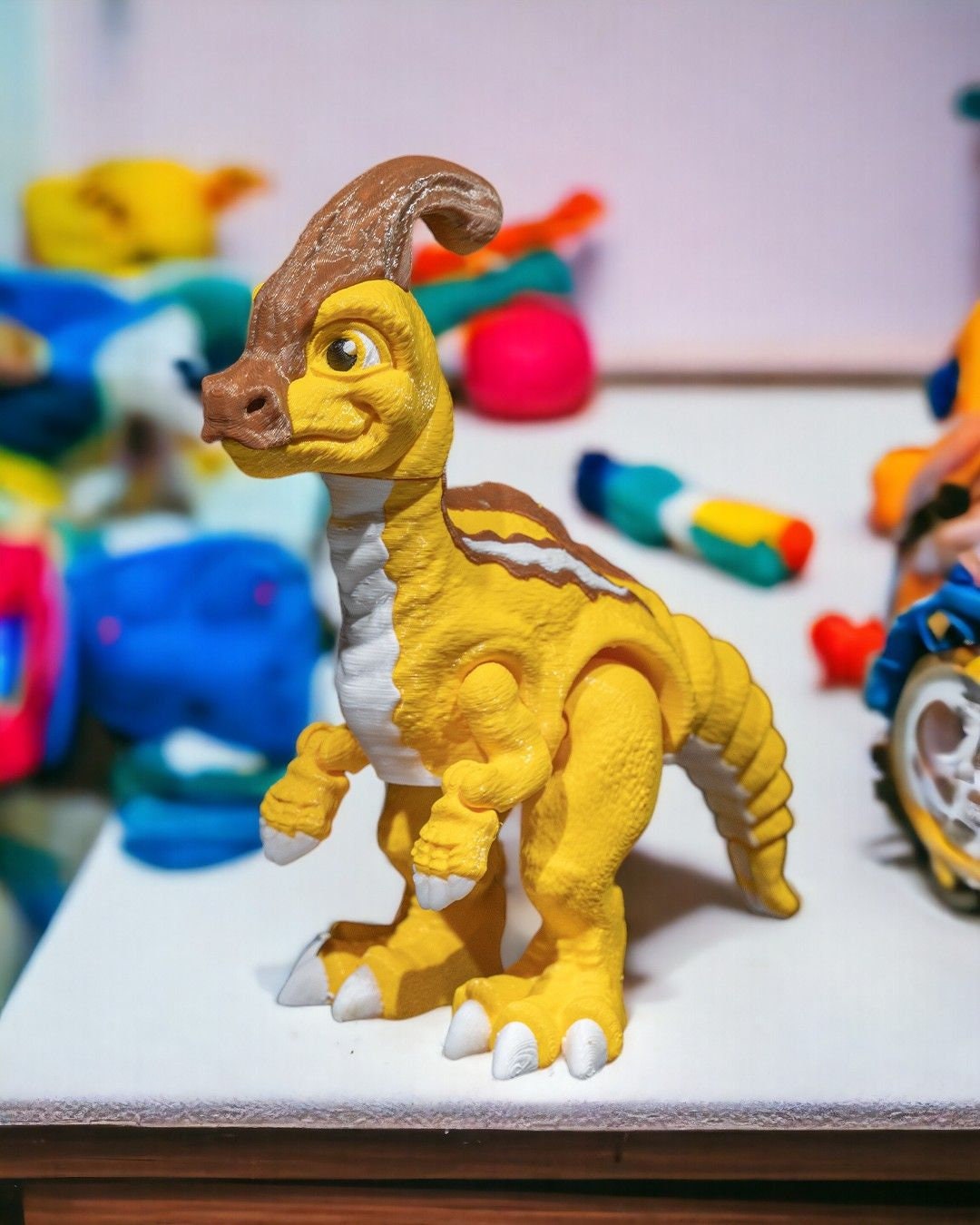 Articulated Parasaurolophus – Flexible Dinosaur Toy | Fun & Educational ...
