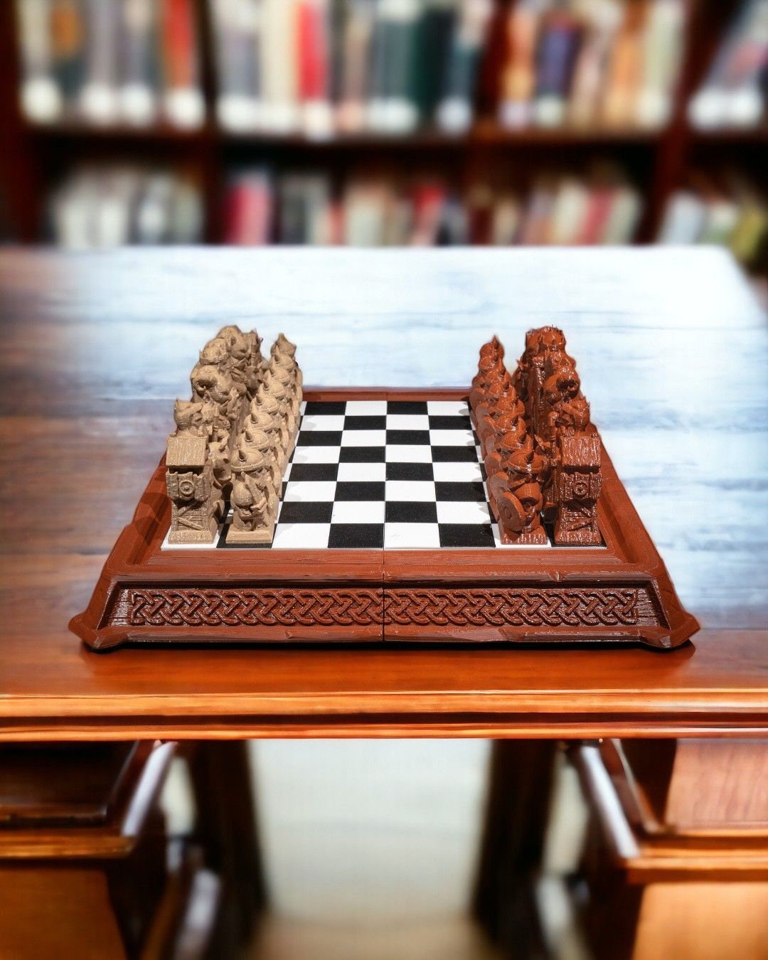 Epic Viking Chess Set – Detailed 3D Printed Board With Handcrafted ...