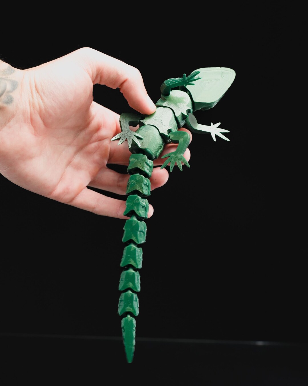 Lifelike Articulated Lizard Detailed and Moveable Reptile Figurine for ...