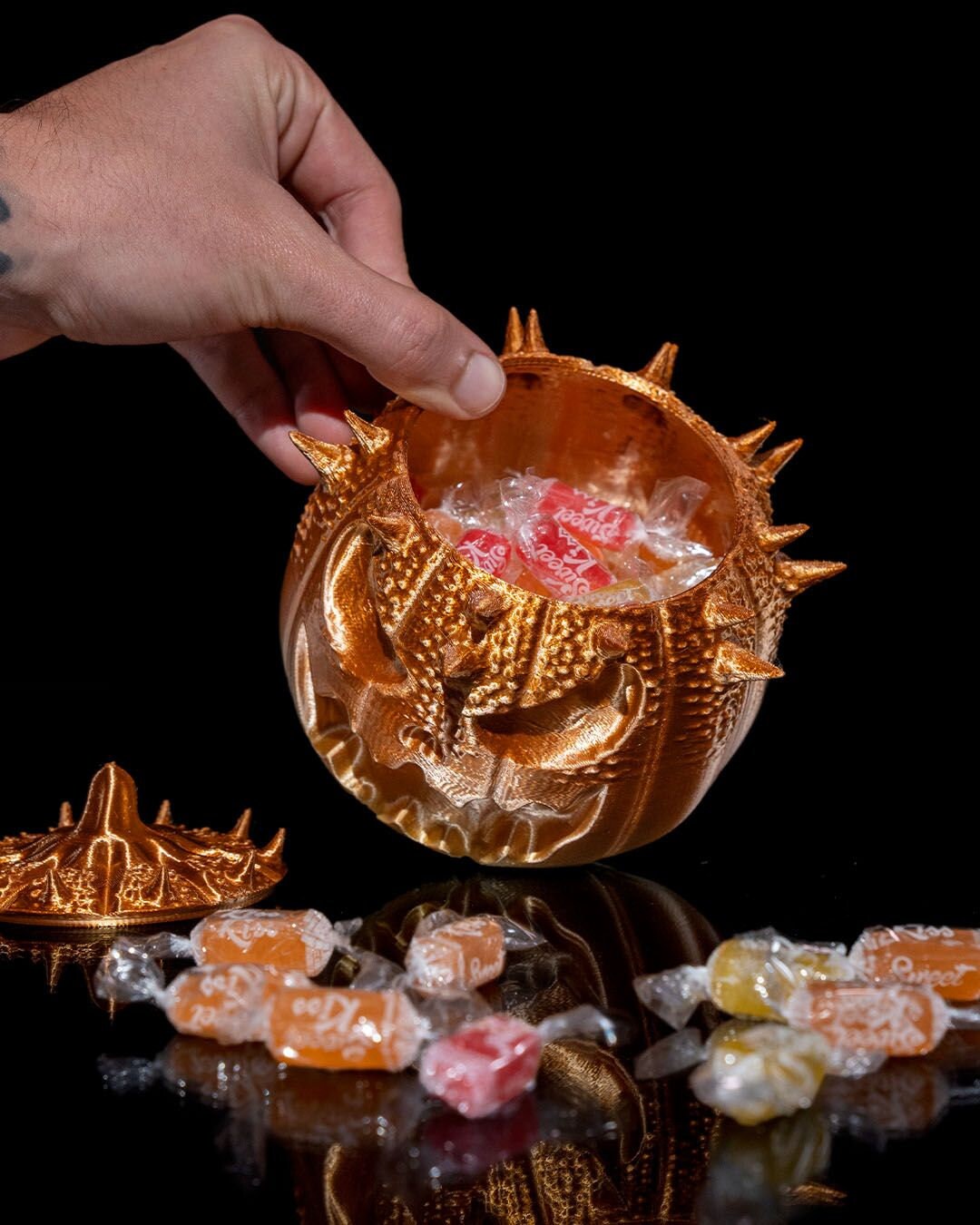 Pumpkin Candy Bucket 3D Printed Halloween Treat Bucket Perfect for ...